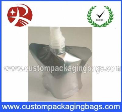 China Laundry Liquid Stand Up Resealable Pouches Aluminum Foil Two layer for sale