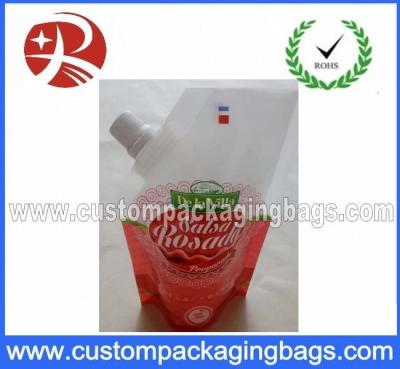 China Custom Stand Up Spout Pouches , Reusable Stand Up Food Pouches for sale