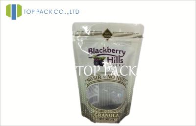 China Reusable Plastic Snack Packaging Bags For Nuts With Zipper And Window Food Grade for sale