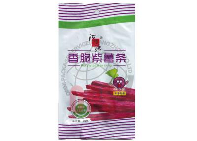 China Gusset Snack Packaging Bags , Laminated Aluminium Pouch Bottom Open for sale