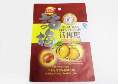 China Printing On Snack Packaging Bags With Aluminium / Flat Plastic Bag for sale