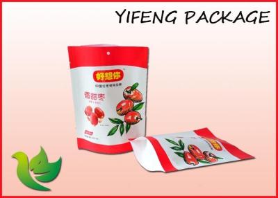 China Reclosable Doypack Food Packaging Bags Gravure Printing Vinyl Bags With Zipper for sale