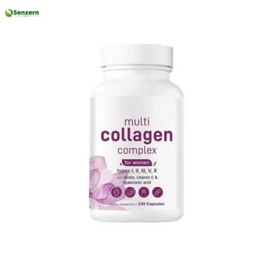 China 240pcs Collagen Complex Capsules Improve Skin Elasticity Collagen Supplements For Hair for sale