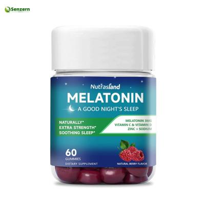 China 60 Capsules Melatonin Gummy Regulate Body Clock Sleep Gummies for sale
