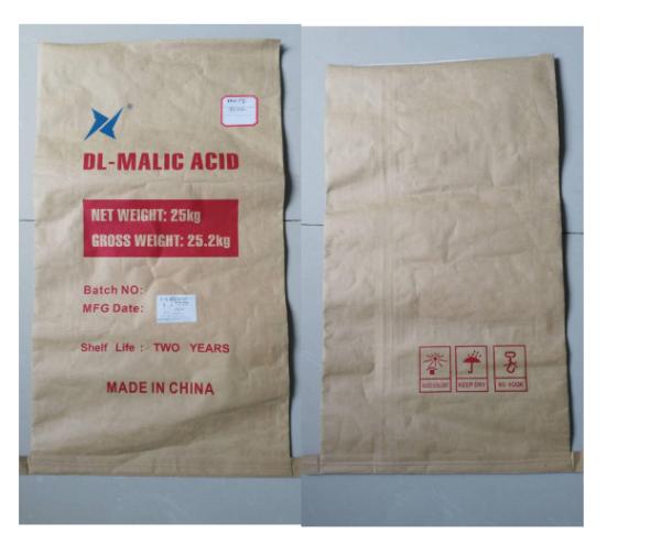 Quality Food Grade Hygroscopic Acidity Regulator 25kg/Bag Dl Malic Acid Powder for sale