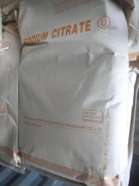 Quality White Acidity Regulator EINECS 200-675-3 Sodium Citrate Granules for sale