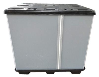 China Modular H-shaped Edge Strip Collapsible Sleeve Box for Industrial Storage and Shipping for sale