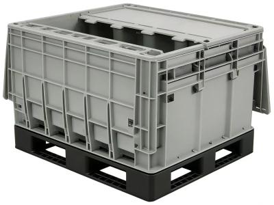 China Water-Resistant Corrosion-Proof Plastic Collapsible Sleeve Box with Space-Saving Design for Industrial Storage for sale