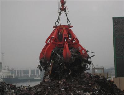 China Electro hydraulic orange peel grab for sale