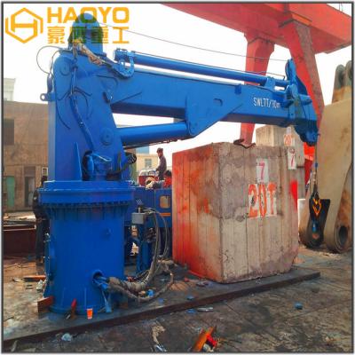 China Telescoping Boom Marine Deck Dock Davit Crane Price Marine ship deck crane for sale