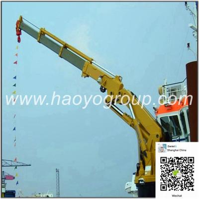 China Factory for Good Quality Knuckle Boom Marine Deck Boat Ship Crane for sale for sale