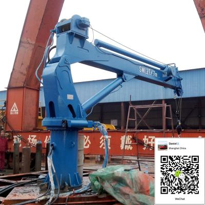 China Manufacturer for Hydraulic Telescopic Boom Boat Deck Crane for sale for sale