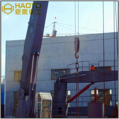 China Electric Hydraulic Marine Stiff Boom Crane Marine Ship Deck Crane for sale