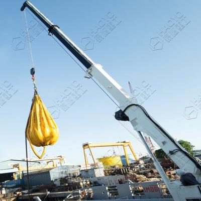 China Customized Telescopic Boom Hydraulic Ship 10 Ton Deck Crane Marine Ship Deck Crane for sale