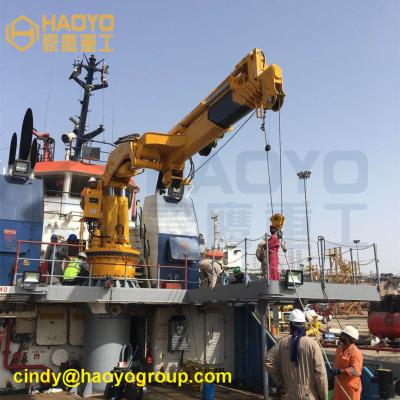 China China 1t 2t 3t Hydraulic Small Boat Foldable Crane Marine Ship Deck Crane for sale