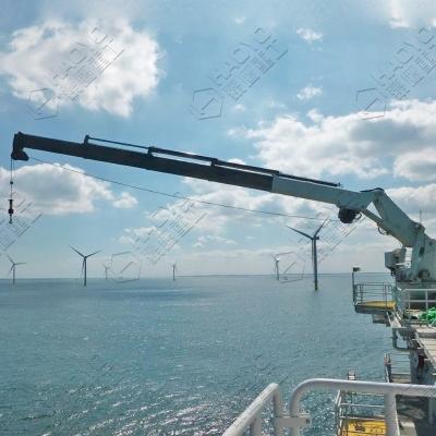 China China Telescopic Boom Marine Small Fish Boat Crane Marine Ship Deck Crane for sale