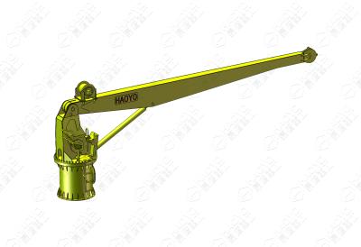 China Fixed Boom Marine Provision Ship Crane Parts Marine Ship Deck Crane for sale