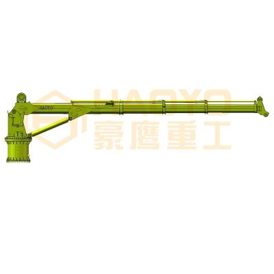 China Telescopic Boom Ship Pedestal Cargo Crane Design Marine Ship Deck Crane for sale