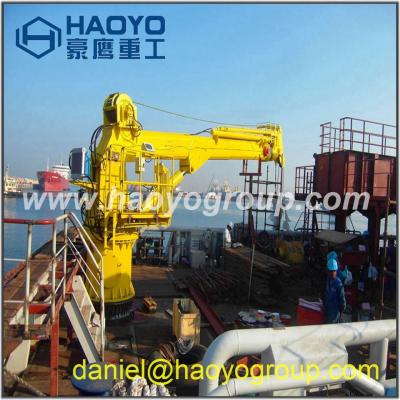 China Marine Crane Telescopic Crane For 30 Meters Extension Ship Crane For Sale for sale