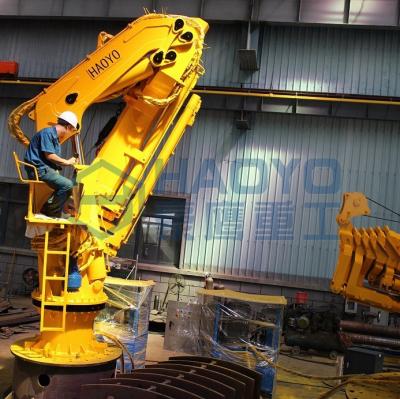 China Hot sale Marine Ship Knuckle Boom Crane with Winch for sale Marine Ship Deck Crane for sale
