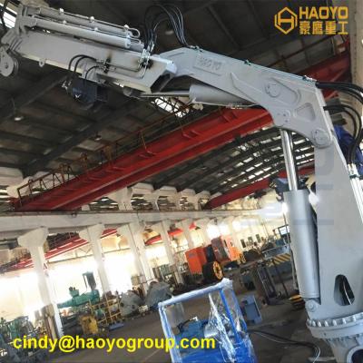 China Foldable Jib Dock Offshore Crane Sales Marine Ship Deck Crane for sale