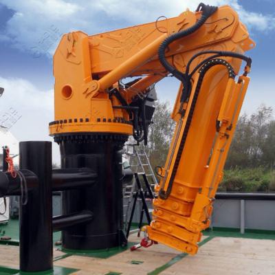 China China Ship Knuckle Boom Length of Crane Certification Manufacturer Marine Ship Crane for sale