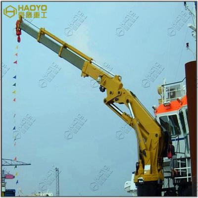China Knuckle Boom and Jib of Marine Crane Cargo Handling Marine Ship Crane for sale