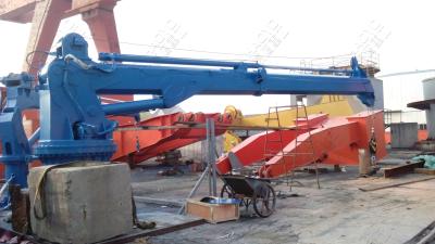China Telescopic Used Hydraulic Marine Crane Design for sale Marine Ship Deck Crane for sale