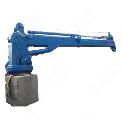 China Telescopic Marine Hydraulic Crane for sale Marine Ship Deck Crane for sale