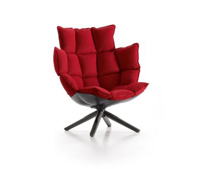 China Husk Chair By Patricia Urquiola B&b Italia in fabric and leather cushion for sale