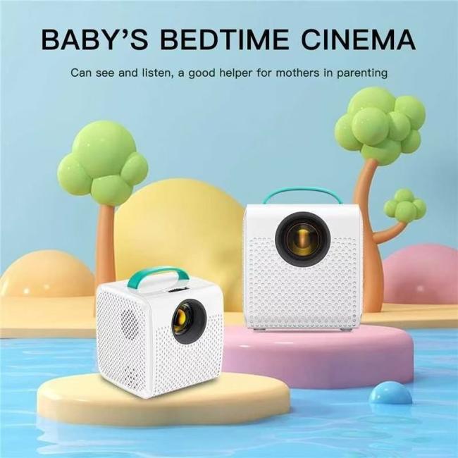 Q2 720P Mini Projector displaying high-quality image
