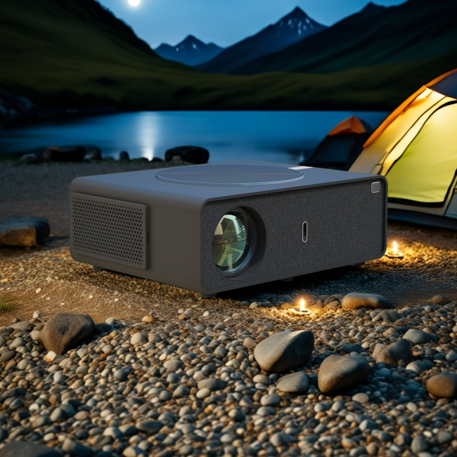 Q10 Mini Projector showing high-definition projection