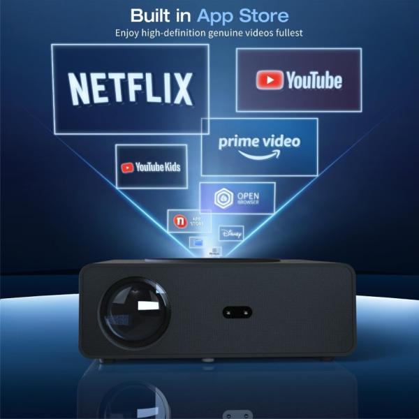 Quality Q10 Projector 1080P Native Resolution 800 ANSI Lumens Education Outdoor Android for sale