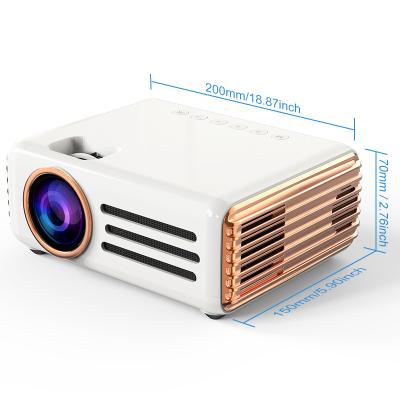 Cina T3 HD Mini proiettore 1080p Android 9.0 200 Proiettore ANSI Lumens in vendita