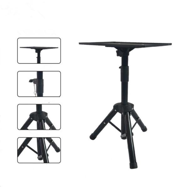 Quality Durable Electro Coating Steel Projector Tray Speaker Stand Tripod Triangle Bracket for sale