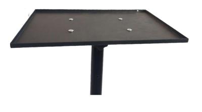 China Durable Electro Coating Steel Projector Tray Speaker Stand Tripod Triangle Bracket for sale