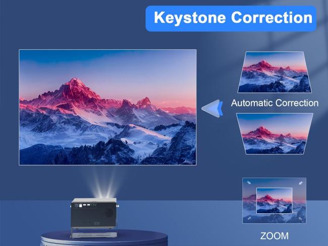 Vivid 4K projection demonstration on Ehomm projector