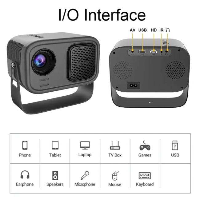 K1 Mini Projector Android 11 smart platform