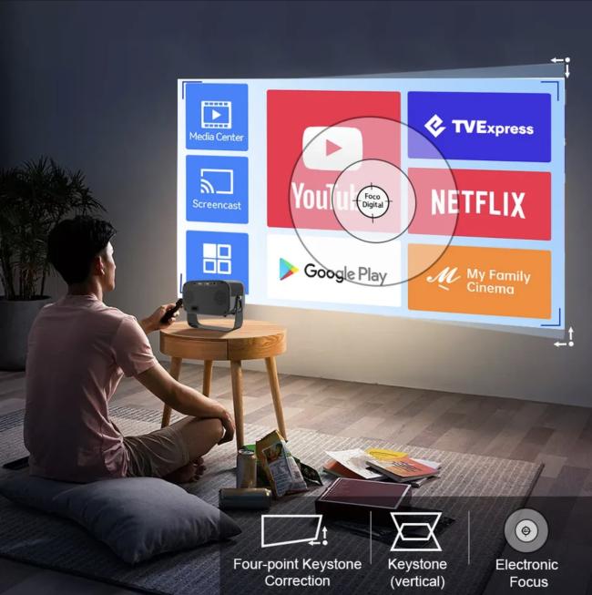 K1 Mini Projector eye-safe viewing technology