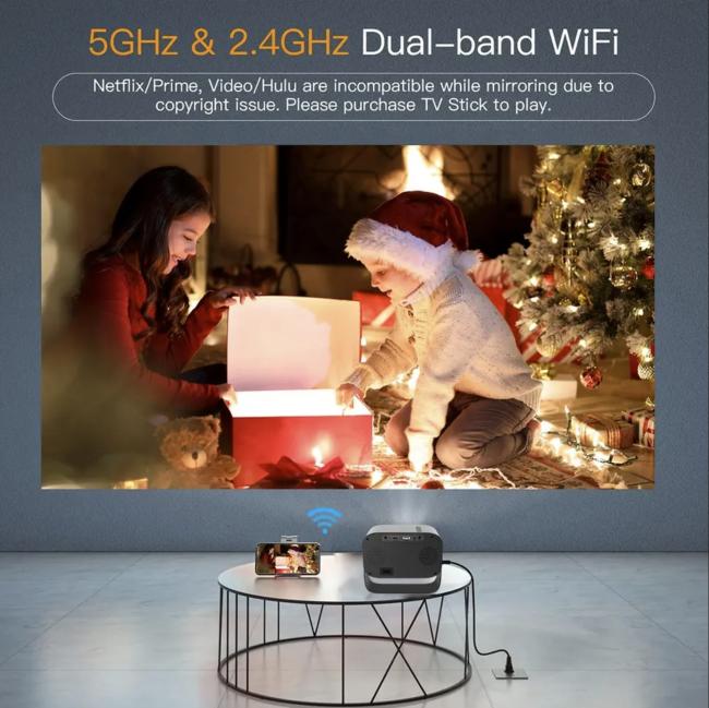 K1 Mini Projector efficient HD projection