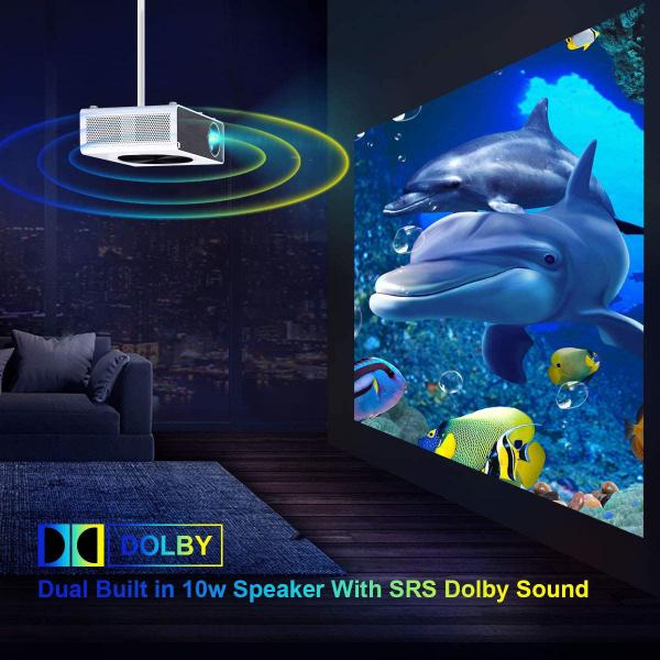 Quality Q10 1080P Native Full HD Projector , Daytime Projector Android 12.0 for sale