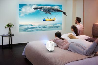 China C1 Smart Mini Portable Projector Android 11.0 Xiaoming Projector for sale