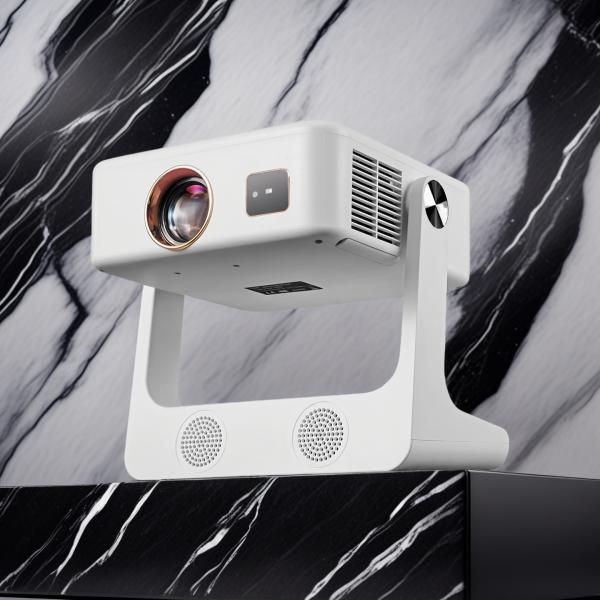 Quality Ehomm D1 White FHD 1080P Android TV Projector , Smart Flagship Projector for sale