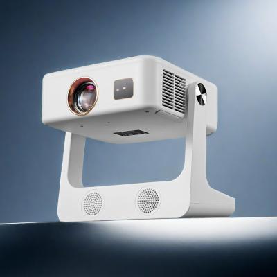 China D1 White FHD Android Smart Projector Auto Focus Rotating Flip Video Movie Projector for sale
