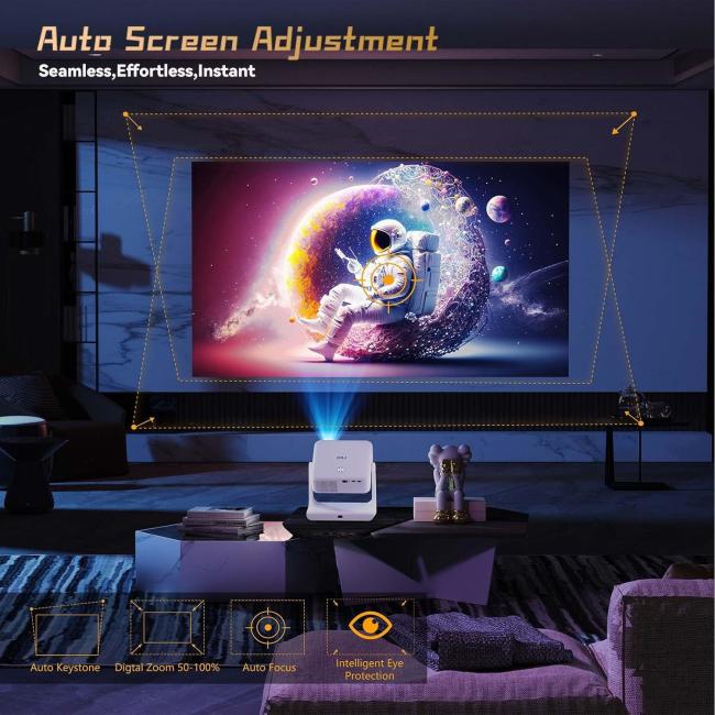 High-quality projection showing detailed image