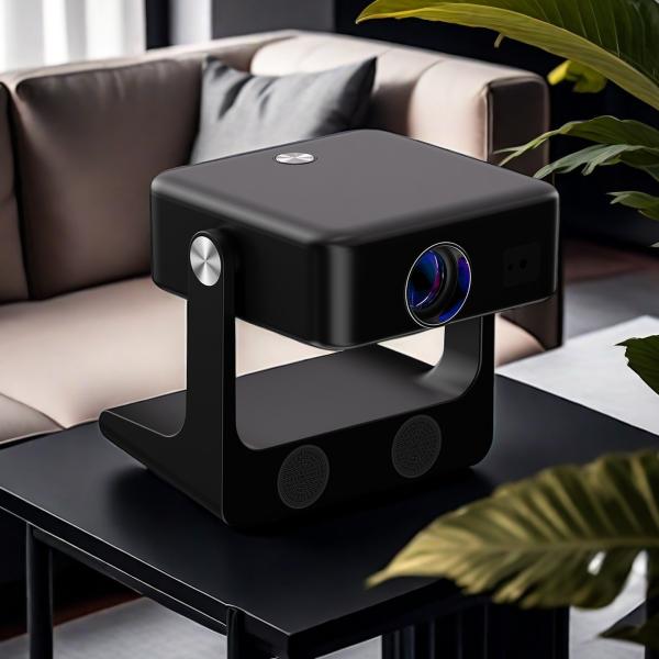 Quality Ehomm D1 Dark Gray FHD Android Smart Flagship Auto Focus Video Movie Flip Projector for sale