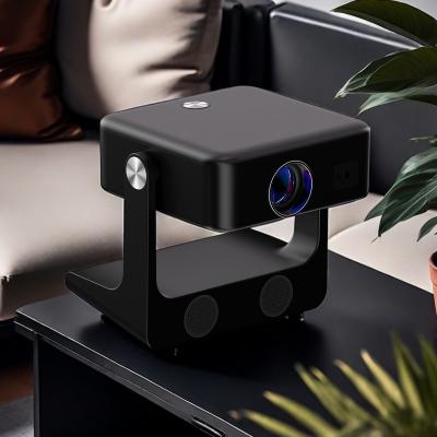 China D1 Dark Gray FHD 4K Google TV Projector Voice Control Freestyle TV Projector for sale