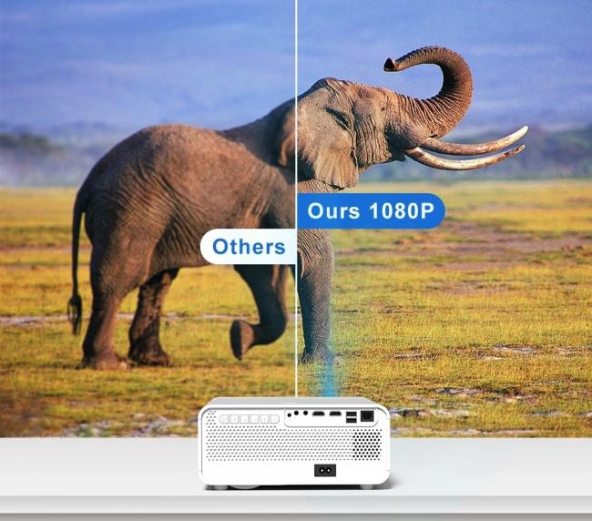 Ehomm X1 Projector auto-focus demonstration