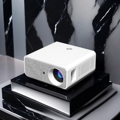 China Ehomm X1 White FHD 700 ANSI Lumens Android Smart Auto Focus Home Theater Projector for sale