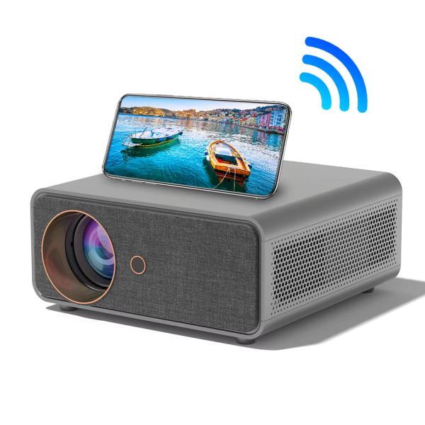Quality X1 Dark Gray FHD Education Projector 700 ANSI Lumens Android Smart Projector High Bright for sale